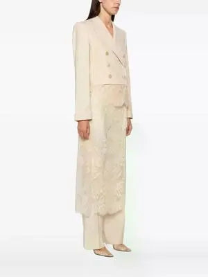 Zimmermann Valiant Double-breasted Cropped Jacket