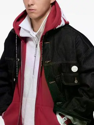 AAPE BY *A BATHING APE Logo-print Denim Jacket