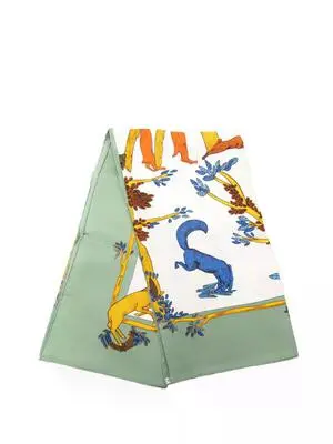 Hermès 2000-2026 Animal Alphabet Silk Scarf 90 Scarves - Multicolour
