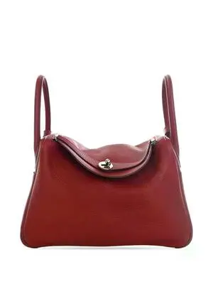 Hermès 2014 Clemence Lindy 30 Shoulder Bag - Red