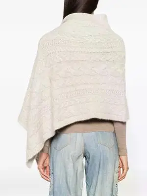 Ermanno Scervino Cable-knit Cape