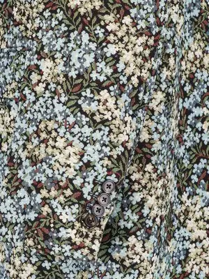 Dries Van Noten Floral Double-breasted Coat