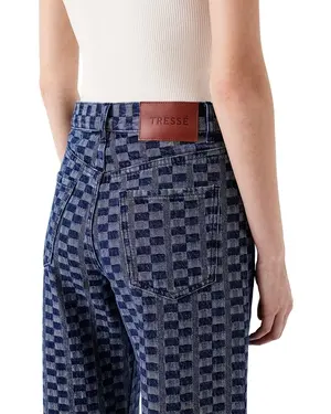 Tresse Mid Rise Straight Jeans