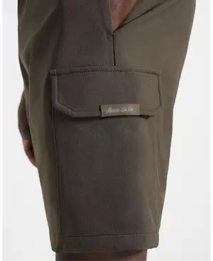 Manière De Voir Dimitri Technical Cargo Shorts - Olive
