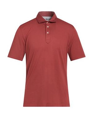 Brunello Cucinelli Polo Shirt Size Cotton - Rust