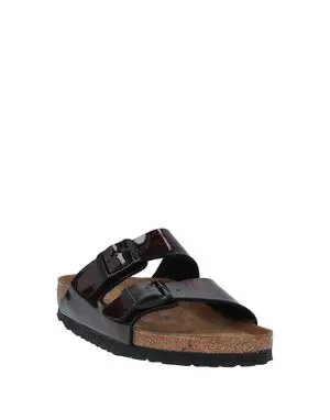 BIRKENSTOCK Sandals Burgundy Size Textile Fibers - Red