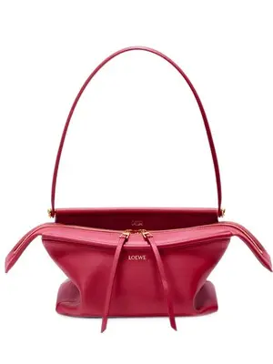 Loewe Whisker Small Leather Shoulder Bag - Red