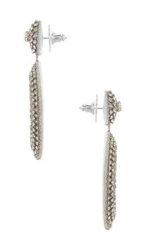 Deepa Gurnani Odeya Earrings In Metallic