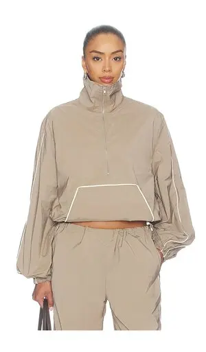 SNDYS. Arden Windbreaker In Brown