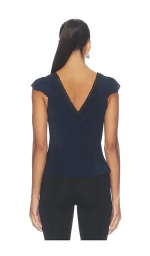 Madewell The Layton Top In Navy