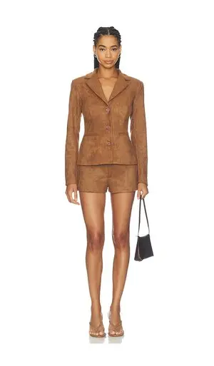 ALL THE WAYS Kylli Faux Suede Blazer