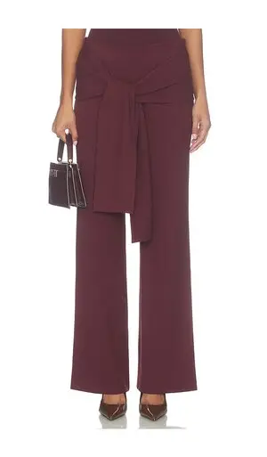 BENNI Verner Pant In Burgundy