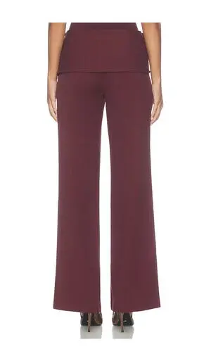 BENNI Verner Pant In Burgundy