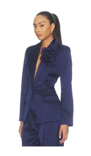 NADINE MERABI Satin Blazer