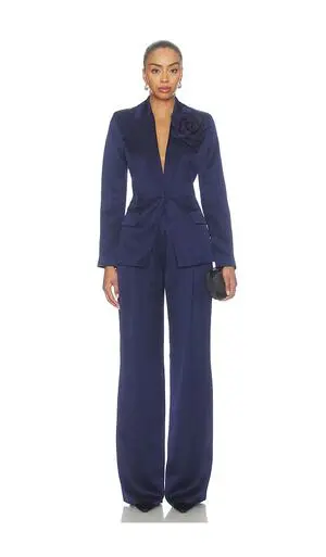 NADINE MERABI Satin Blazer