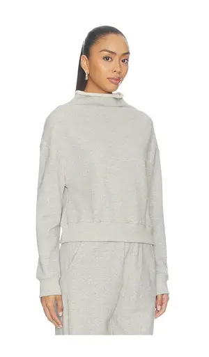 PERFECTWHITETEE Arden Pullover Sweatshirt In Light Grey