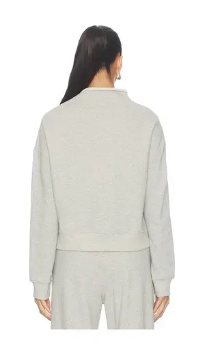 PERFECTWHITETEE Arden Pullover Sweatshirt In Light Grey