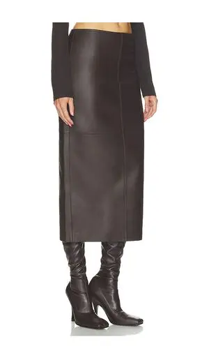 A.L.C. Marta Skirt In Chocolate