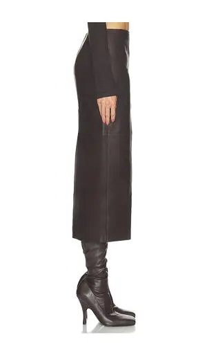 A.L.C. Marta Skirt In Chocolate