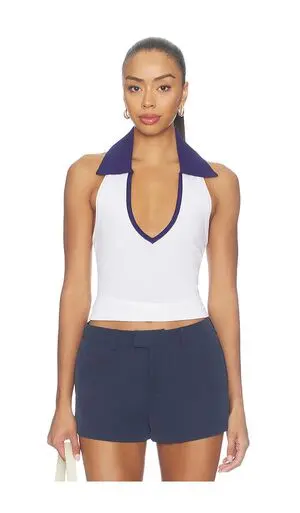 SNDYS. Gwen Contrast Top