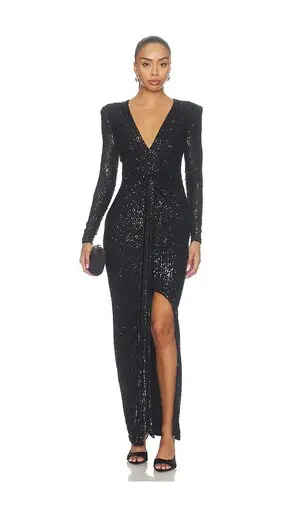 NOOKIE Halo 2-way Gown - Black