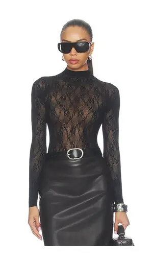 Swedish Stockings Nova Lace Long Sleeve Top