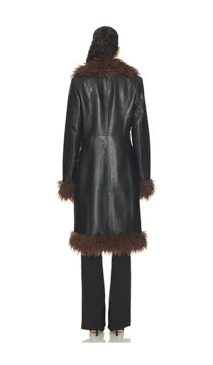 MORE TO COME Athena Shaggy Coat