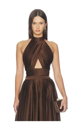 Maylé Vásquez Cafe Top - Brown