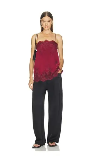 LOVERS AND FRIENDS Ashtin Top In Burgundy