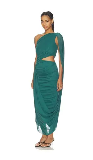 CURAAE BY ELLIATT Cleo One Shoulder Midi Dress