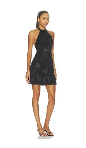 Hemant & Nandita Ruffle Hem Mini Dress
