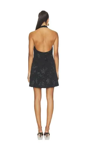Hemant & Nandita Ruffle Hem Mini Dress