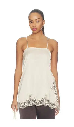 Smythe Side Button Cami In Ivory