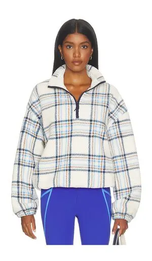 Beach Riot Leona Sherpa Jacket In Cream