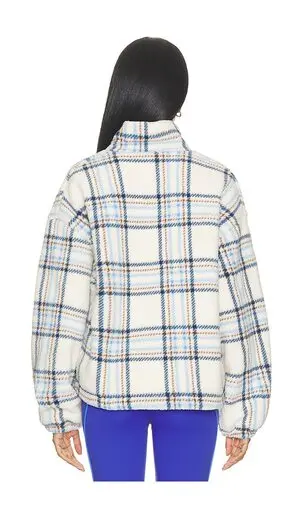 Beach Riot Leona Sherpa Jacket In Cream