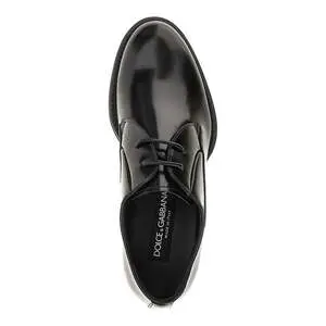 Dolce & Gabbana Spazzolato Leather Laced Shoes