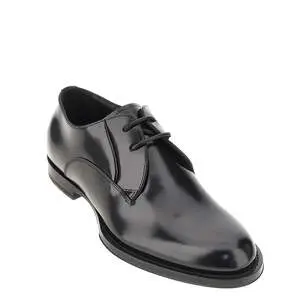Dolce & Gabbana Spazzolato Leather Laced Shoes