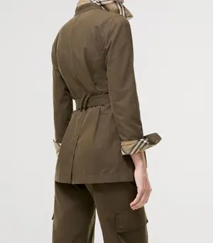 Burberry Gabardine Safari Jacket