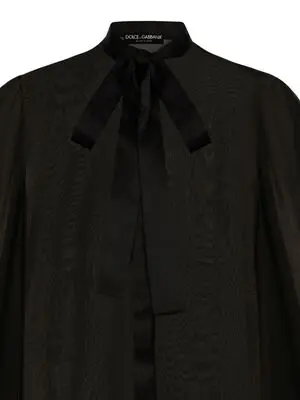 Dolce & Gabbana Dolce Gabbana Pussy-bow Chiffon Shirt