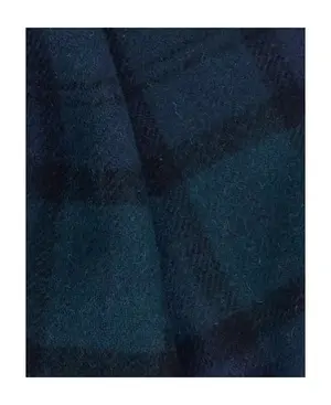 Barbour Tartan Checked Fringed Scarf