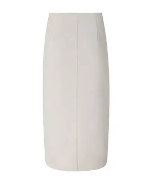 Pinko Button-detail Skirt - Light Gray