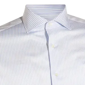 Canali Long-sleeved Striped Shirt