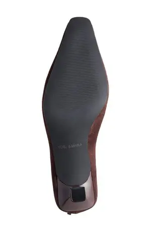 Yosi Samra Hudson Leather Bootie - Chocolate