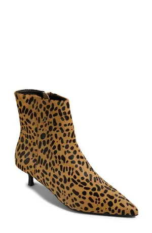 Yosi Samra Soho Genuine Calf Hair Bootie - Leopard
