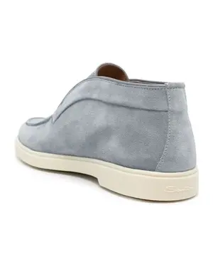 Santoni Round-toe Slip-on Loafers