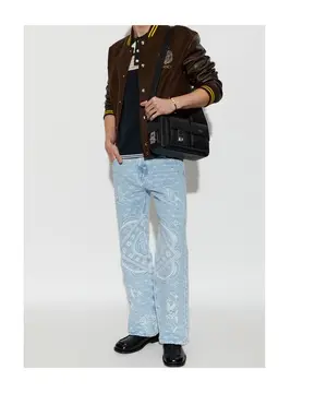 Casablanca Embroidered Varsity Jacket
