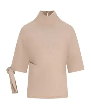 Jacquemus The Fiocco Knit Stand-collar Top - No