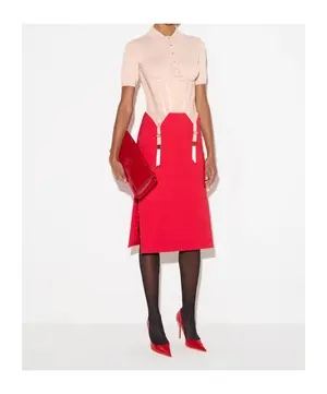 Elisabetta Franchi Slit-detail Skirt
