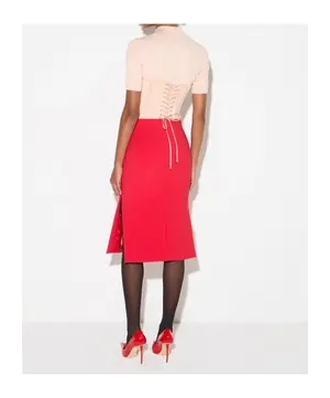 Elisabetta Franchi Slit-detail Skirt