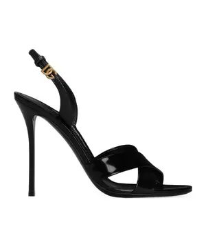 Dolce & Gabbana Calfskin Sandals - Black